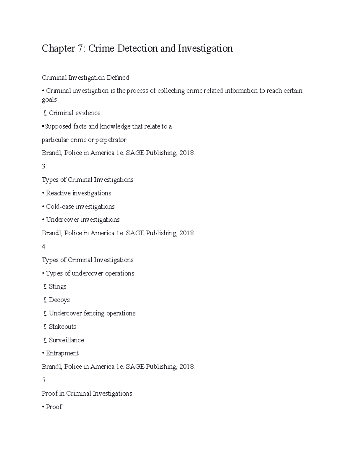 Chapter 7 - Lecture notes CHP 7 - Chapter 7: Crime Detection and ...