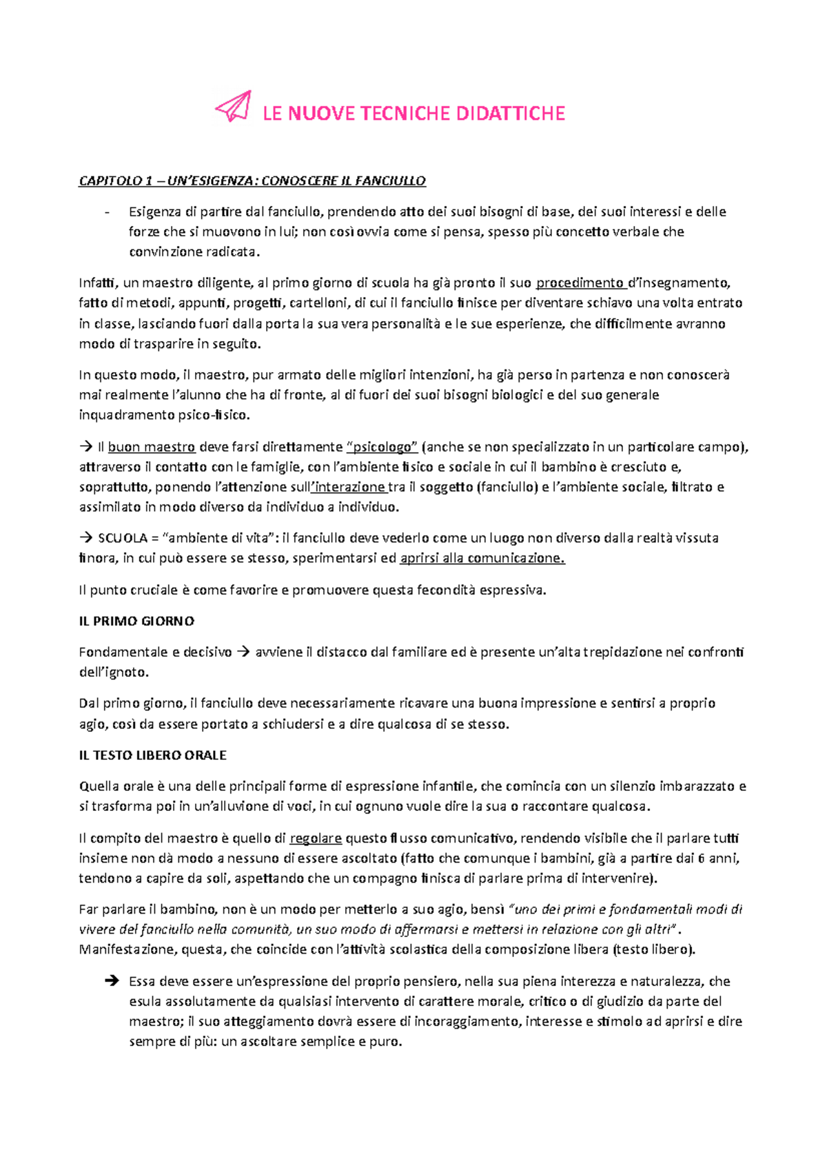 LE Nuove Tecniche Didattiche - Ciari - LE NUOVE TECNICHE 1 CONOSCERE IL ...