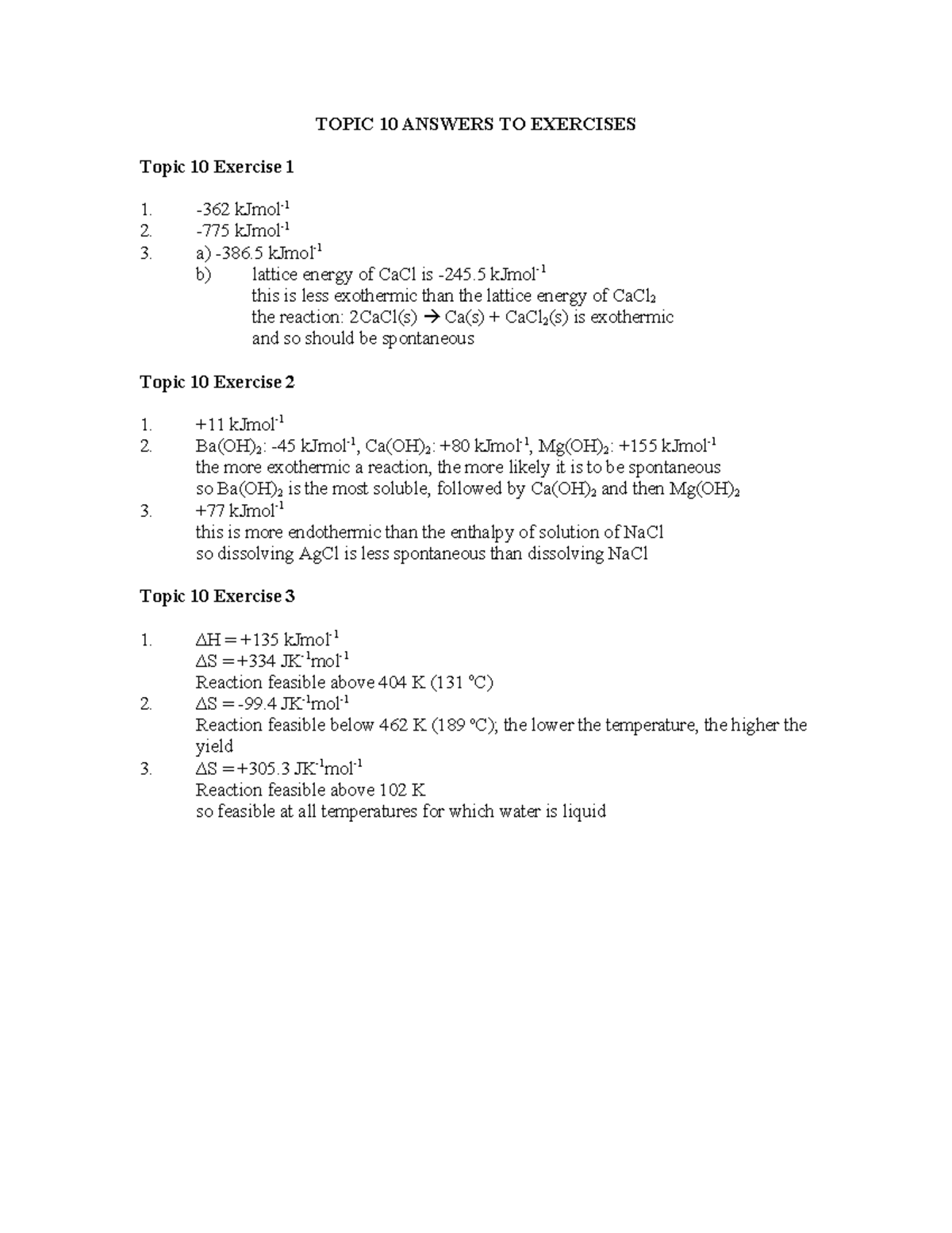 Topic 10 answers to exercises - Studocu