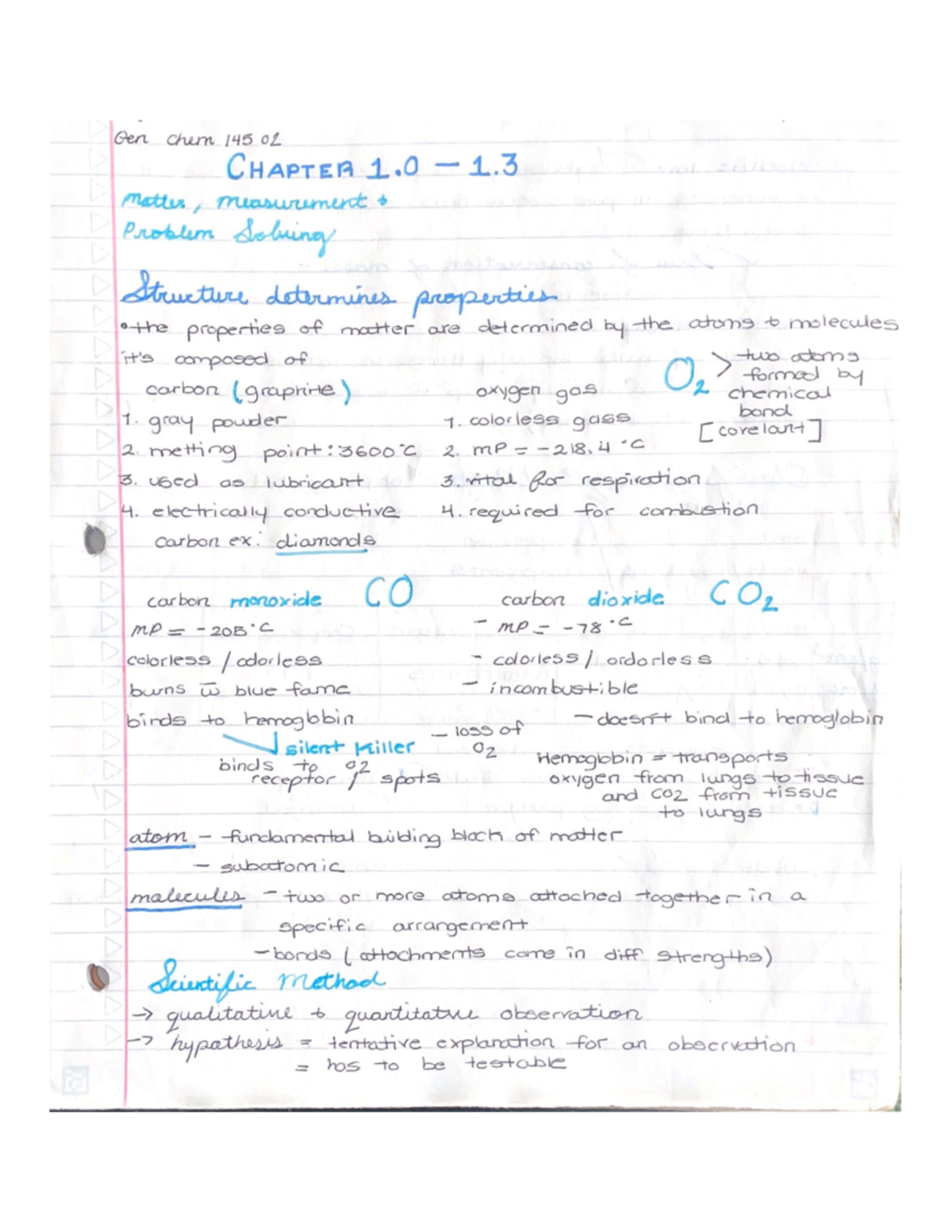 Chem 145 Chapter 1 - dimensional analysis, basic chemistry principles ...