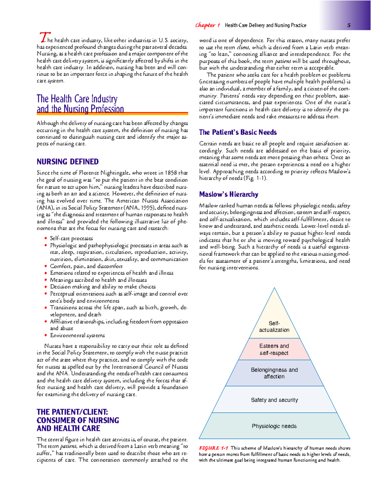Textbook of medical surgical nursing-4 Lecture Notes - The health care ...