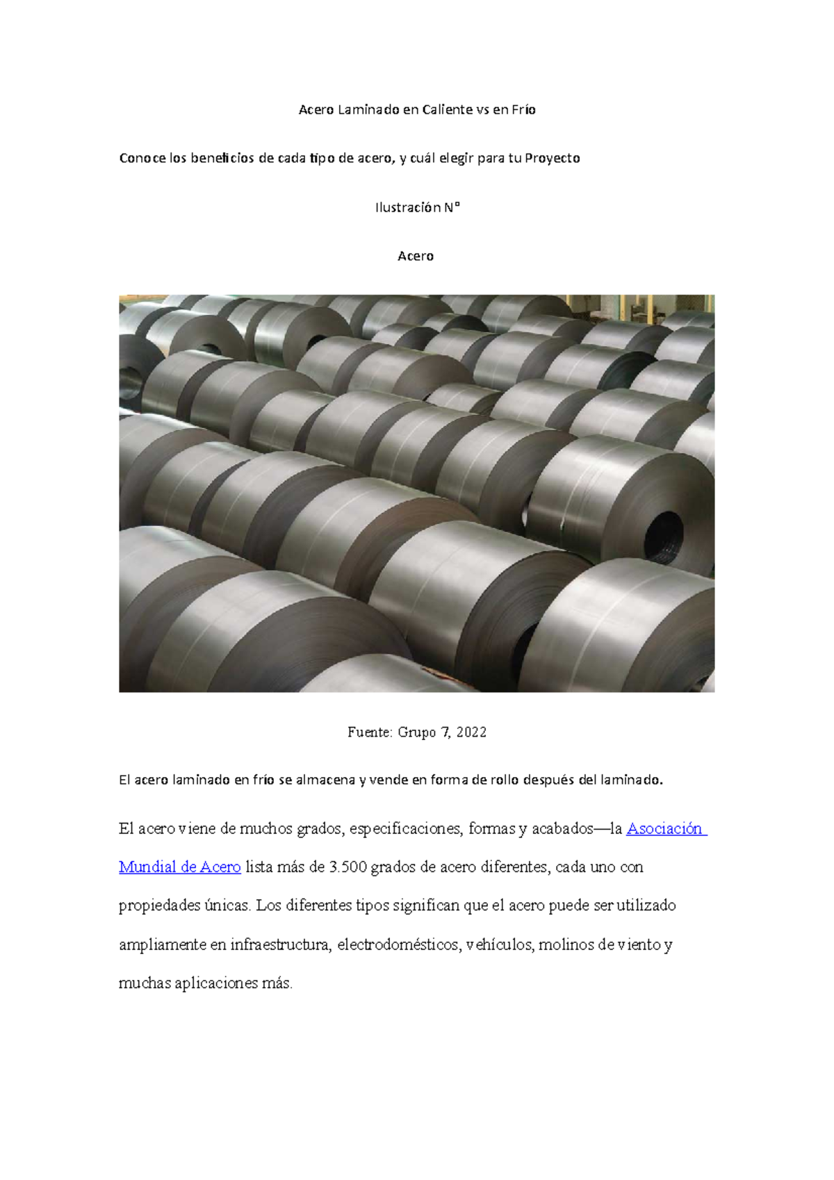 Acero Laminado en Caliente vs en Frío - Acero Laminado en Caliente vs en Frío Conoce los ...