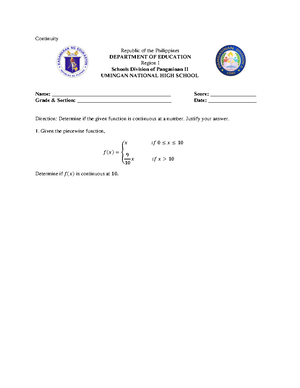 PRE- Calculus-Q1 Module-5 Characteristics-AND- Equations-OF- Conics ...