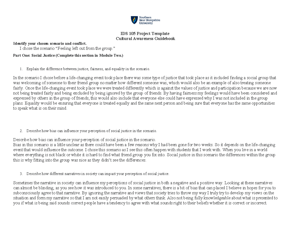 Module 4 IDS 105 - Project Guidebook Project Feeling left out and how ...