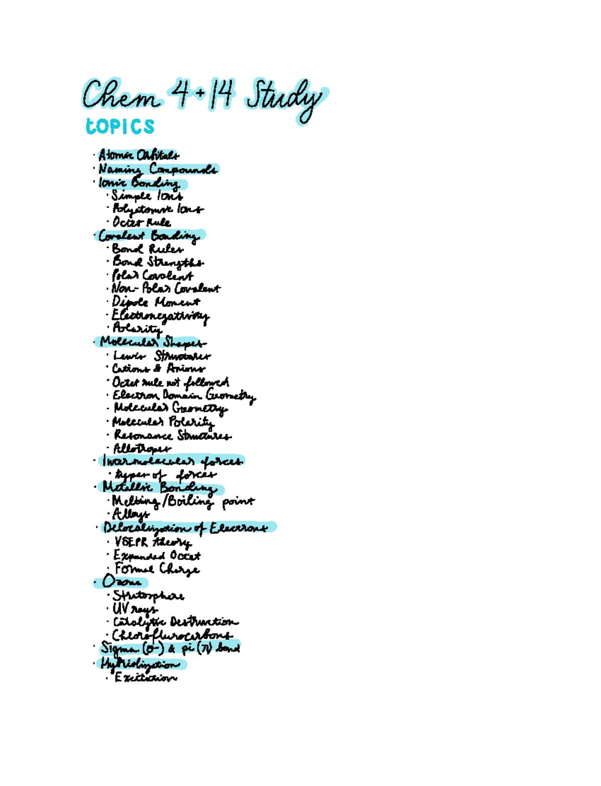 Topic 4 14 IB HL Chem Notes - Studocu