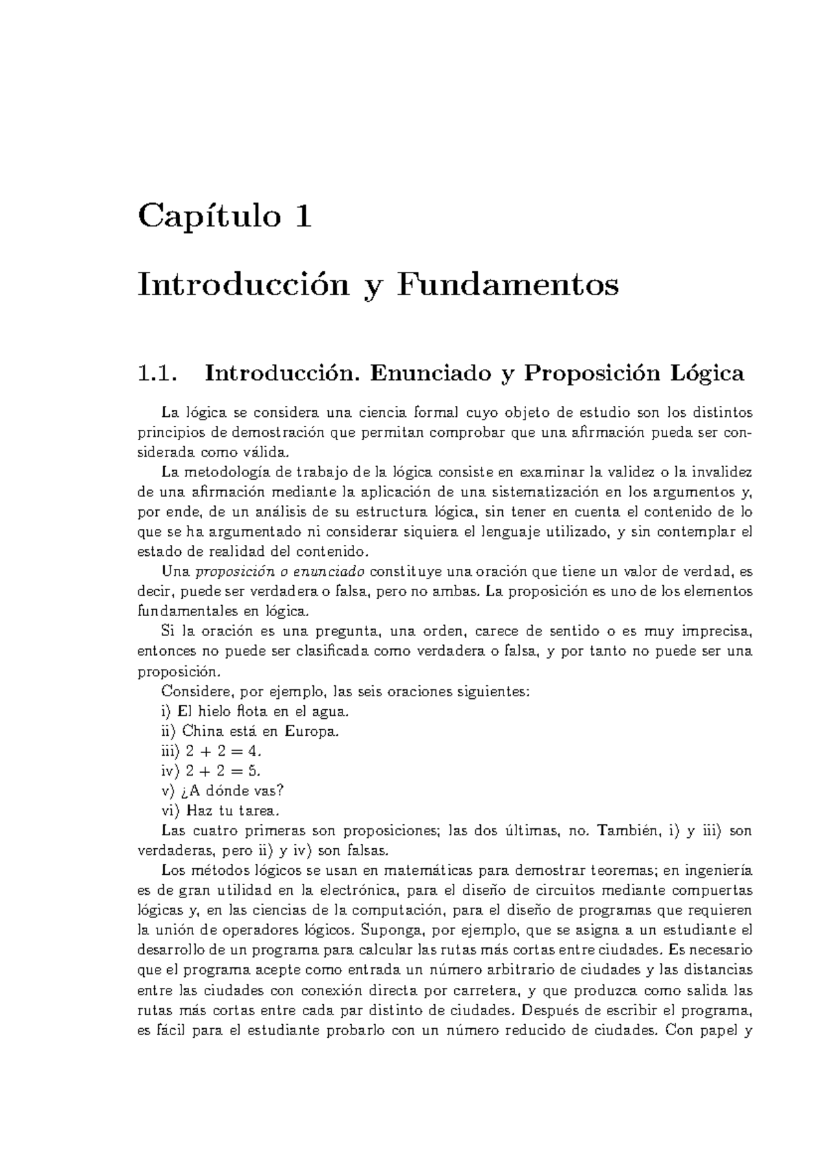 CAPi1 - Teoría para repasar - Cap ́ıtulo 1 Introducci ́on y Fundamentos 1. Introducci ́on ...