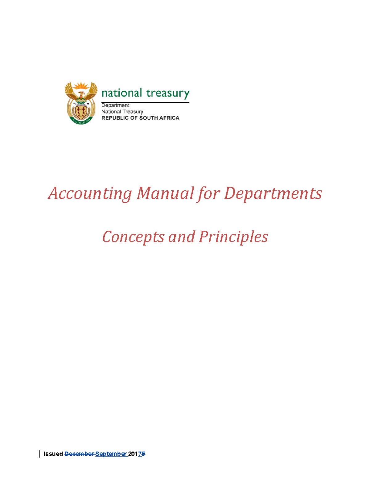 Accounting Concepts and Principles - Accounting Manual for Departments ...