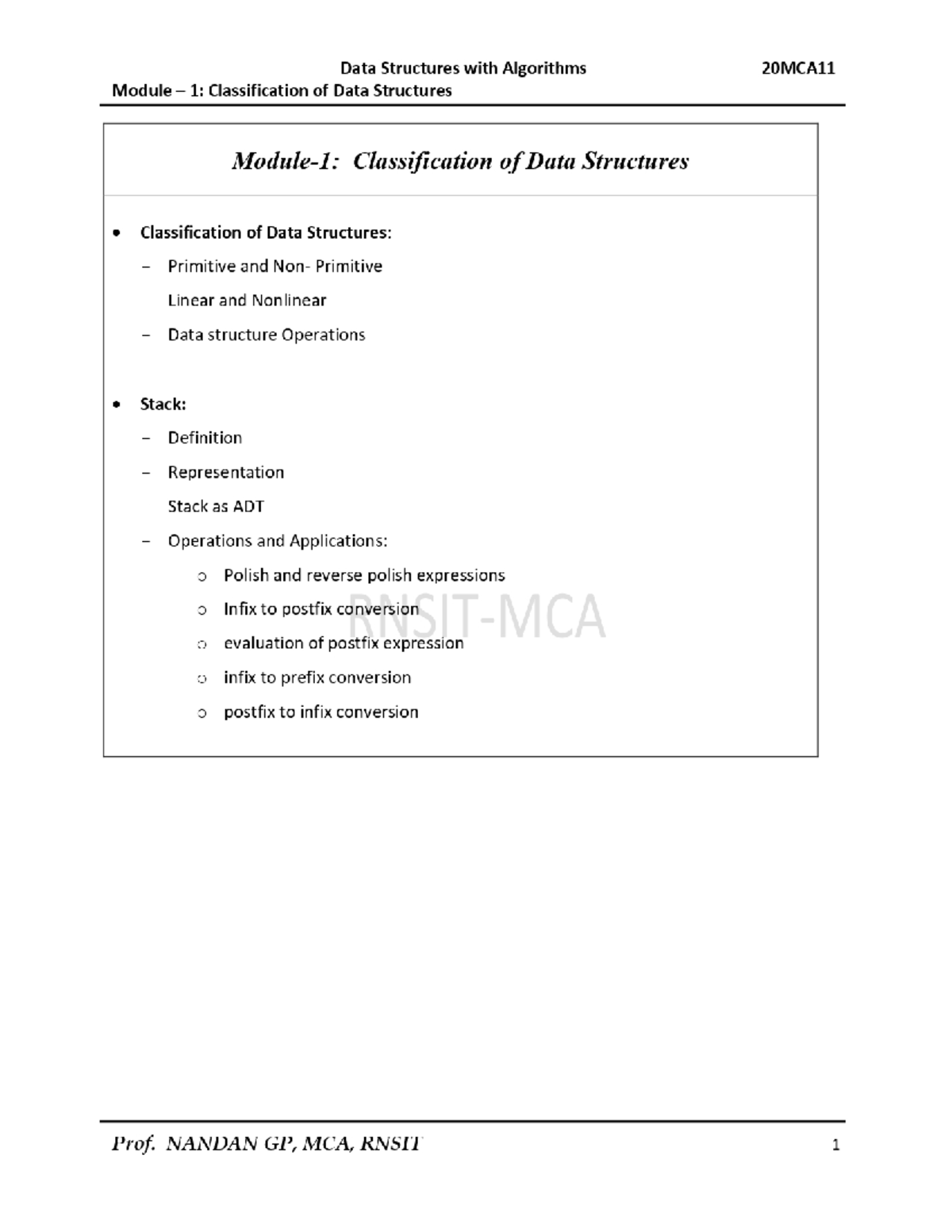 1. DS Module-1-I - dfdcwdwe - Network and Cyber Security - Studocu