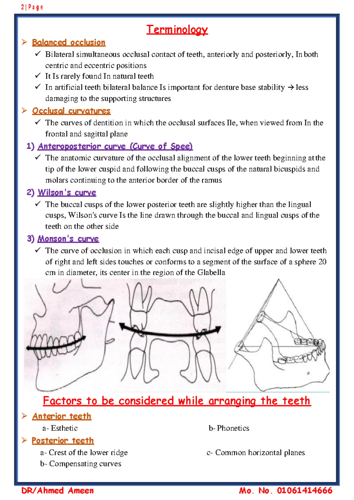 Remove lev 3 lec 8 Terminology 2 - Balanced occlusion Terminology ...