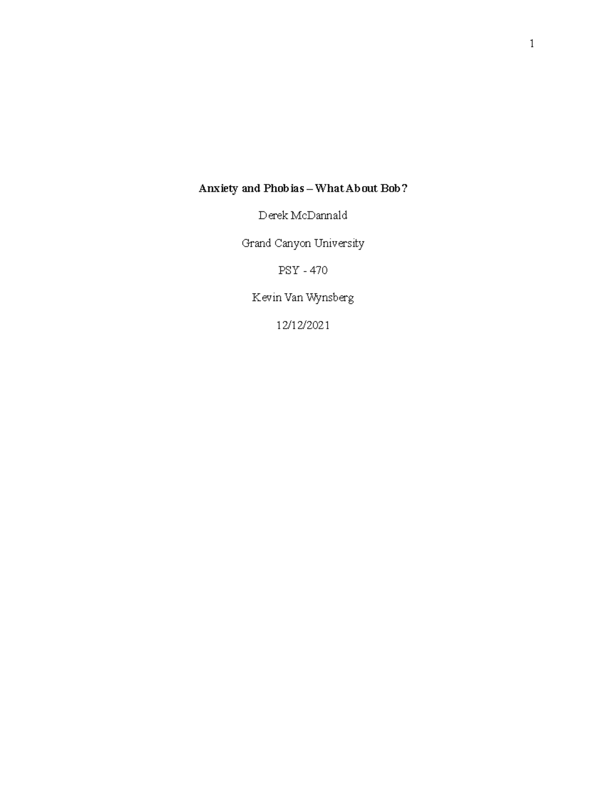 Week 2 - assigment - anxiety-phobias - Anxiety and Phobias – What About ...