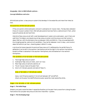Grade 9 Geography Notes Term 3 Week 3 - Grade 9 Geography Notes ...