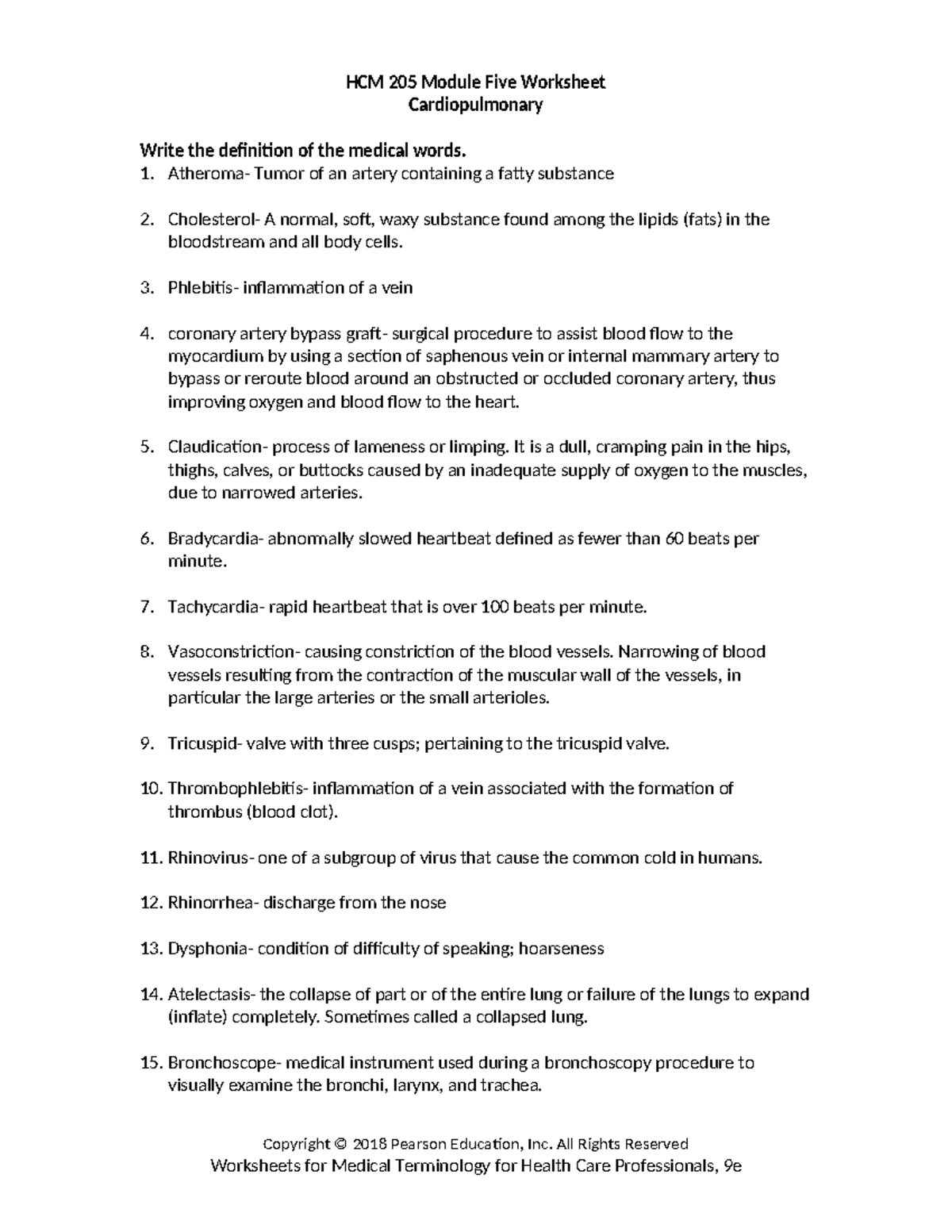 HCM 205 Module Five Worksheet - HCM 205 Module Five Worksheet ...