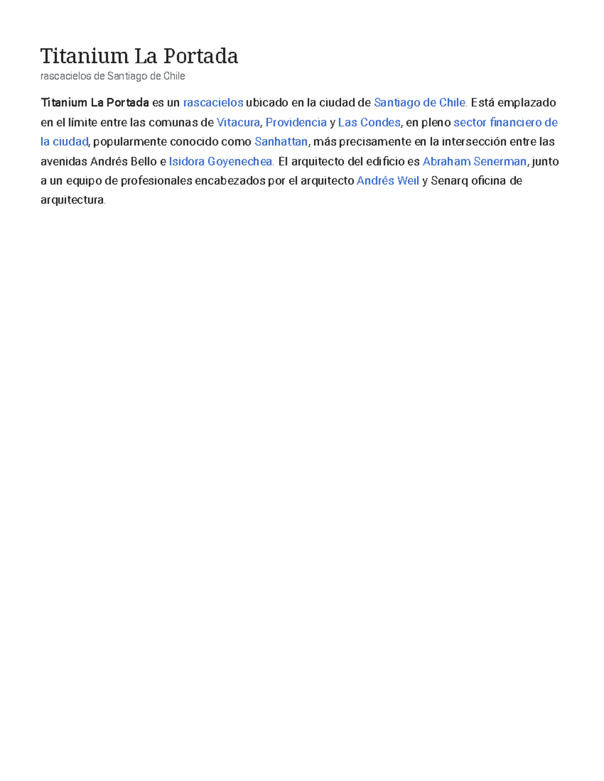 Titanium La Portada - Wikipedia, la enciclopedia libre - Titanium La Portada rascacielos de ...