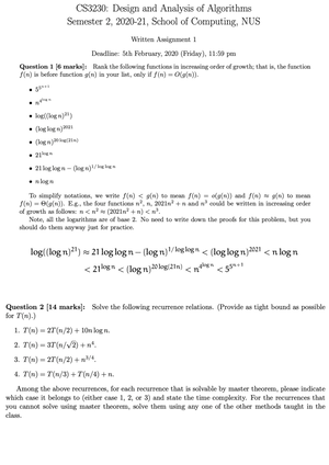 L01-intro-annotated - Introduction to the module, stable matching - Design and Analysis of - Studocu