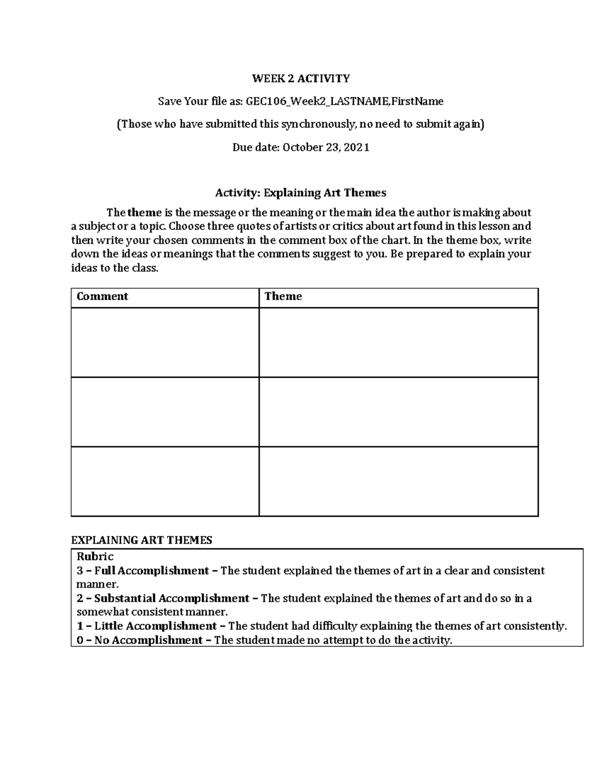 List Of Activities ART APPRECIATION BS Tourism LSPU Studocu list-of-activities-art-appreciation-bs-tourism-lspu-studocu