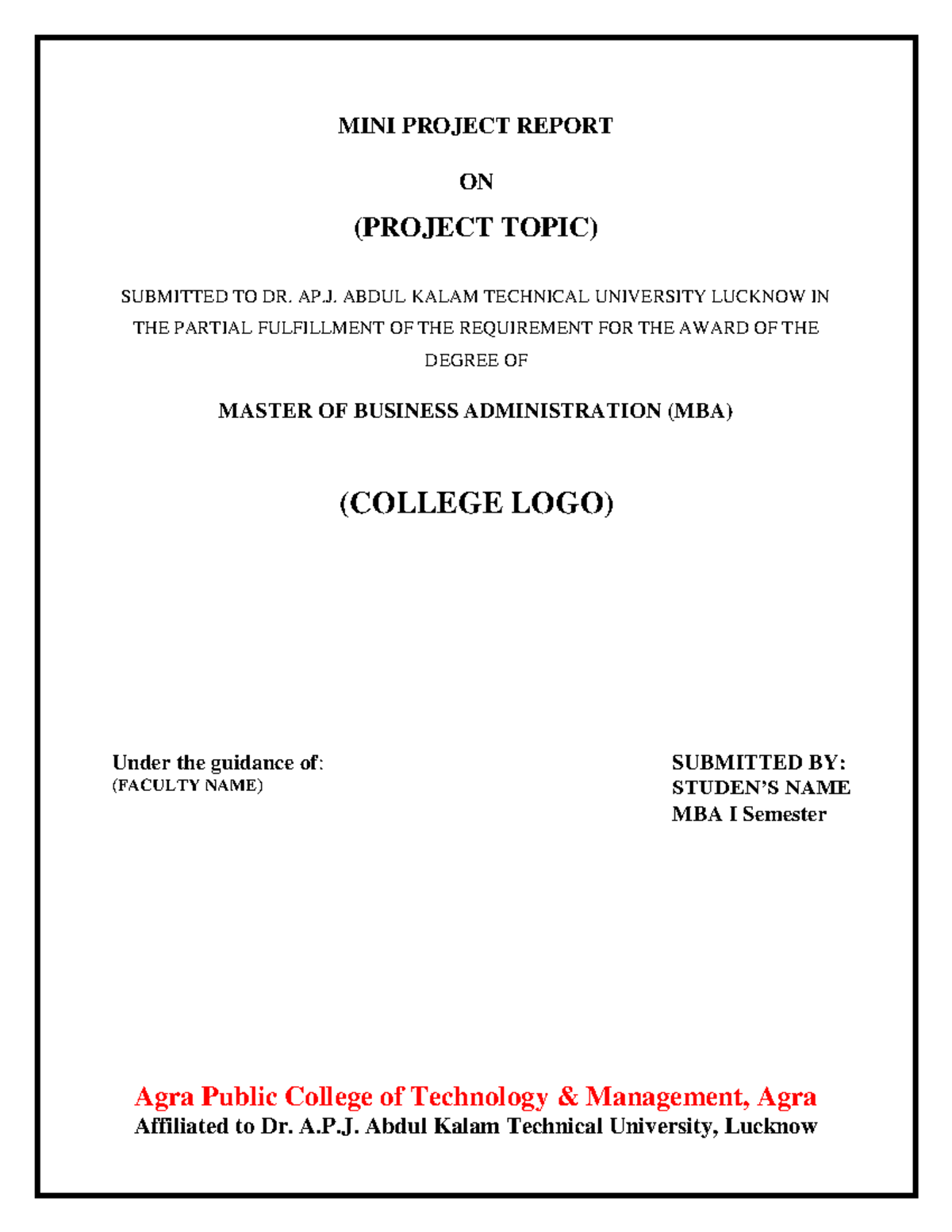 Mini project formats - iuhiwepd kwejhdowem jdpowe uh4r cklk[pdl rhn ...