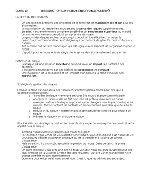 Résumé intra - Cours 1 – OSBL & SP : Introduction et normalisation OSBL ...