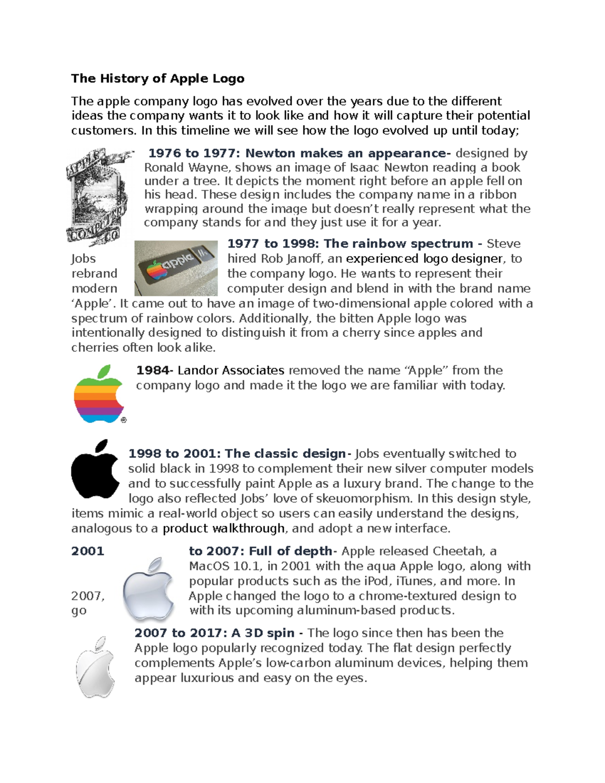 Inbound 3216656628761927859 - The History of Apple Logo The apple ...