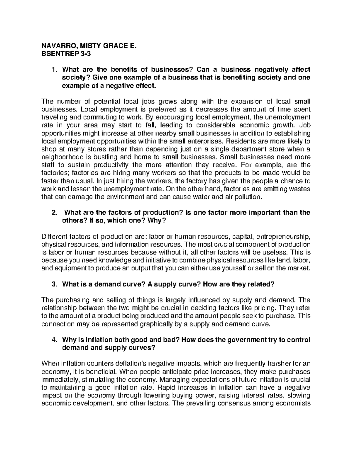 Module 1 - Programs and Policies on Enterprise Development - NAVARRO ...