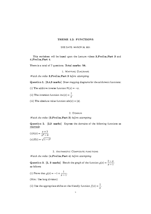 Mat105 Uwc Mathematics 105 Studocu