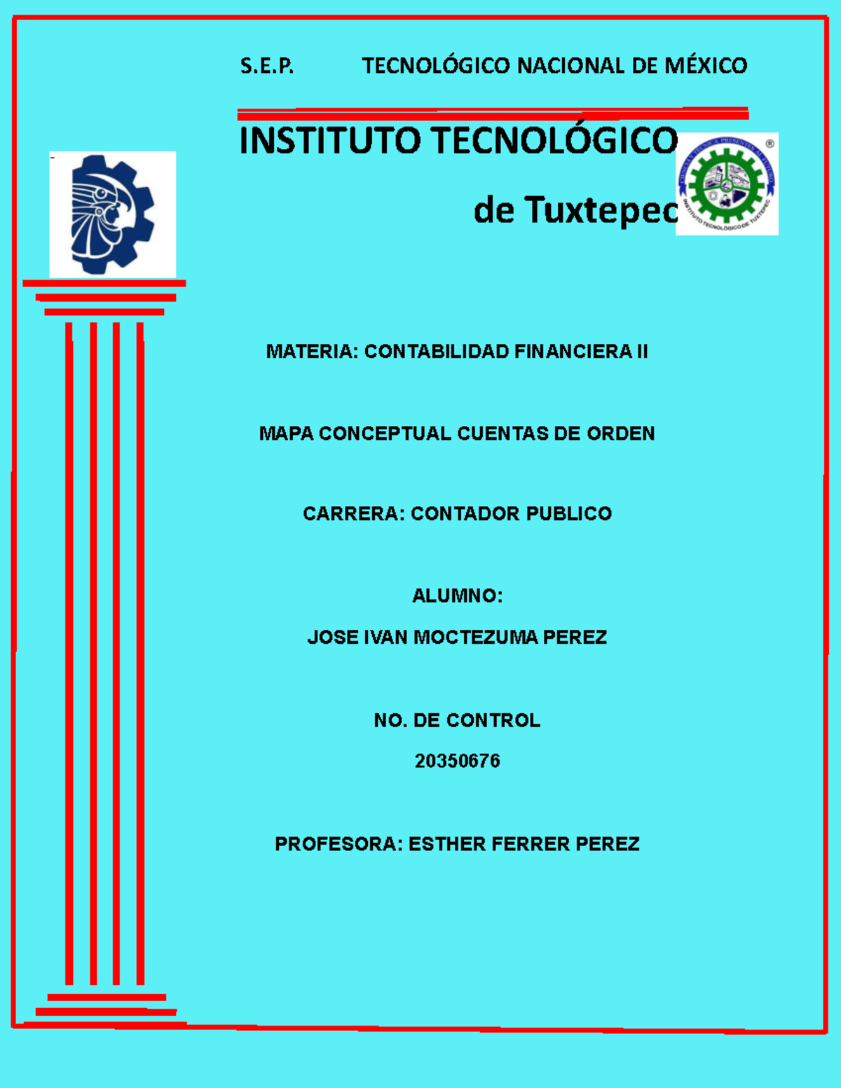 ACT. 1 MAPA Conceptual. Moctezuma.JOSE IVAN - Contabilidad de Costos - IT Oaxaca - Studocu