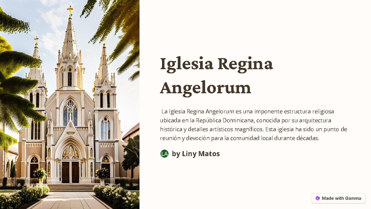 Restauracion Regina - Iglesia Regina Angelorum La Iglesia Regina ...