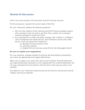 Module 01 -Course Project - Windows Server Deployment ver 1 - Module 01 Course Project - Windows ...