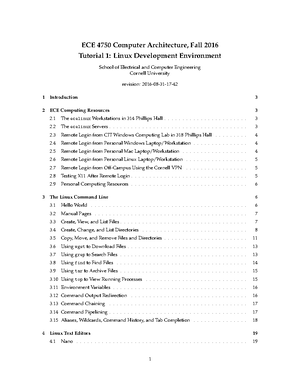 Tutorial work - 3 and 4 - ECE 4750 Computer Architecture, Fall 2016 Tutorial 3: PyMTL Hardware ...