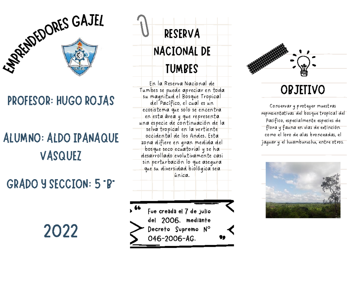 Rerserva Nacionale de Tumbes - Fue creada el 7 de julio del 2006 ...