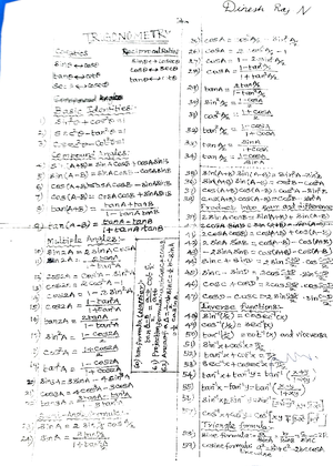 Calculus for Engineers - MAT1011 - VIT - Studocu