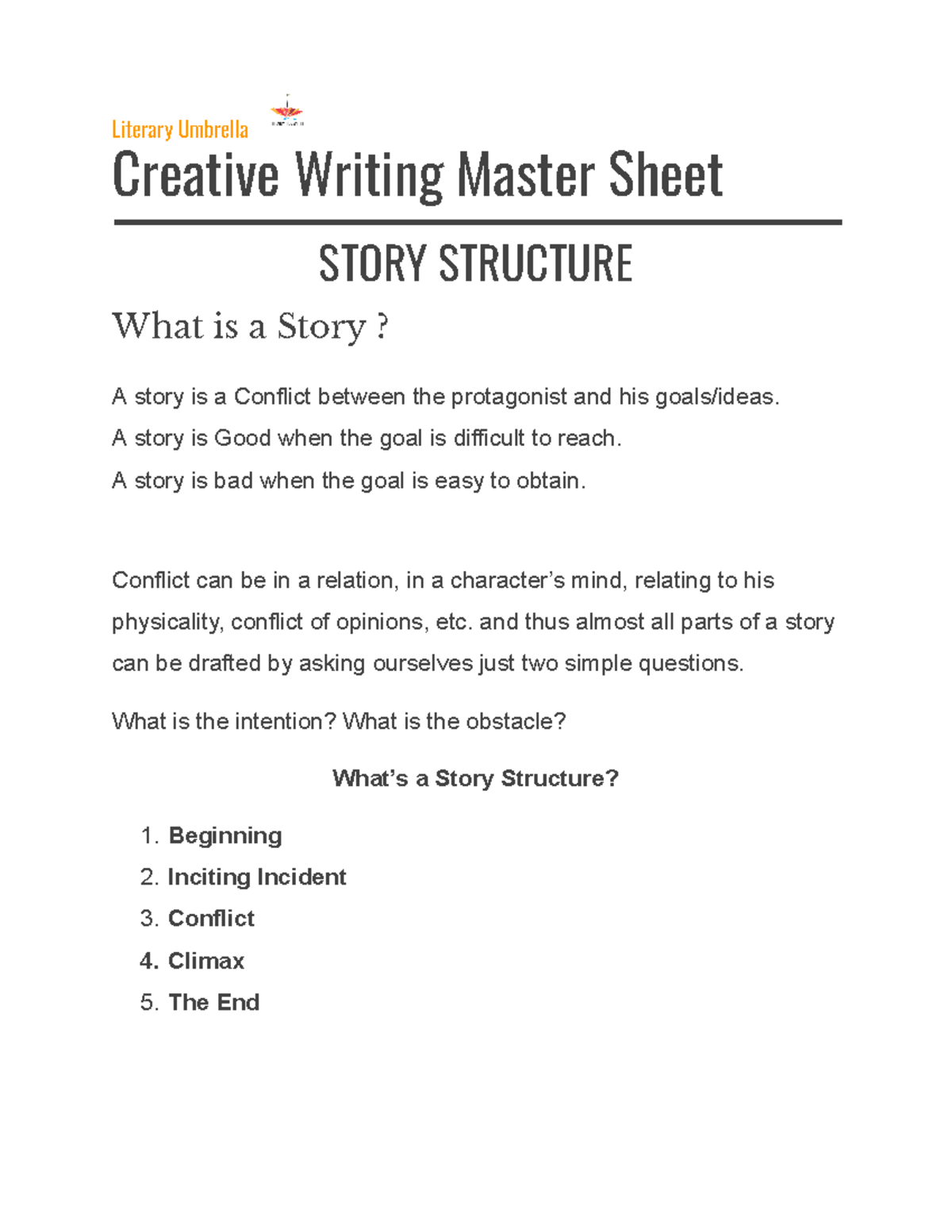 CW Master Sheet - CWs - Literary Umbrella Creative Writing Master Sheet ...