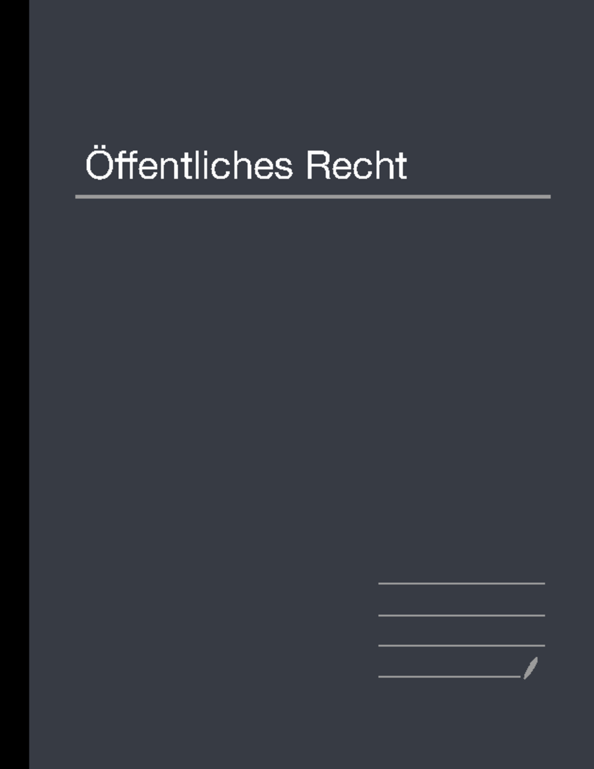 Prüfungsschema Öffentliches Recht - Grundlagen des Öffentlichen Rechts ...