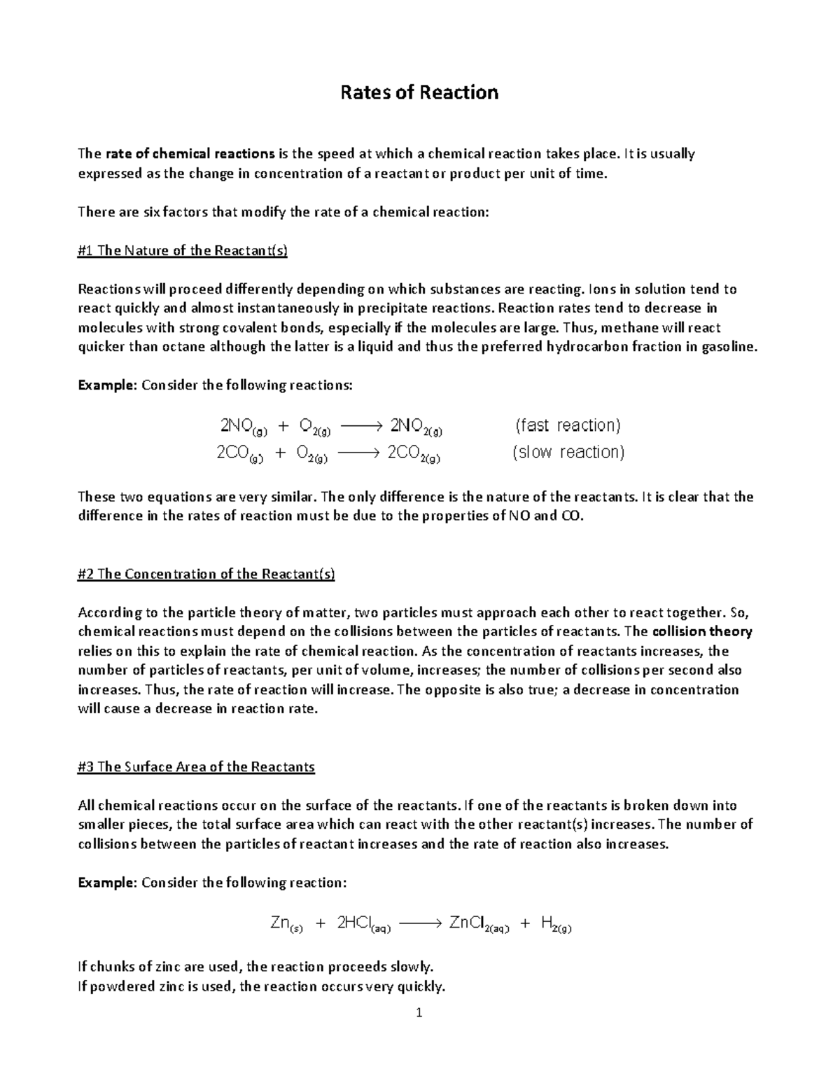 5 Rates Of Reaction Assignment 1 Rates Of Reaction The Rate Of 5-rates-of-reaction-assignment-1-rates-of-reaction-the-rate-of