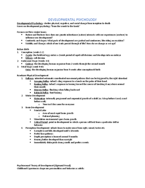 Learning of the brain - Chapter 6: Learning • What is learning? o ...