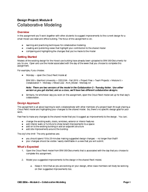 Design Project - Module 5 - Time and Space - Design Project: Module 5 ...