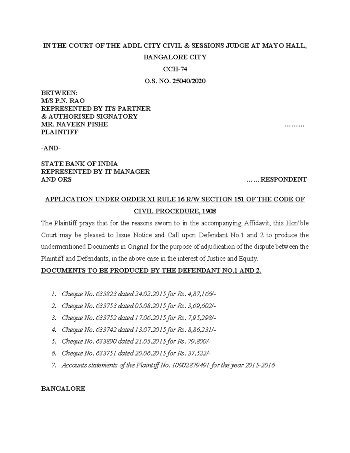 Case Status In Bangalore Mayo Hall Court at Justin Stamps blog