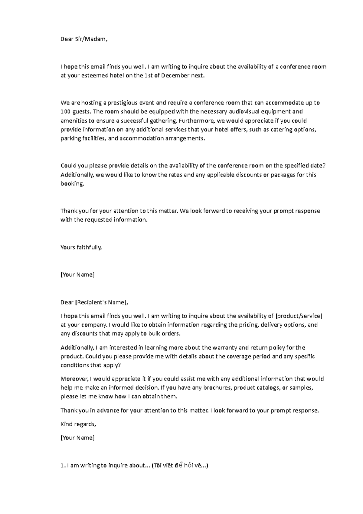 Writing tatq3 - Dear Sir/Madam, I hope this email finds you well. I am ...