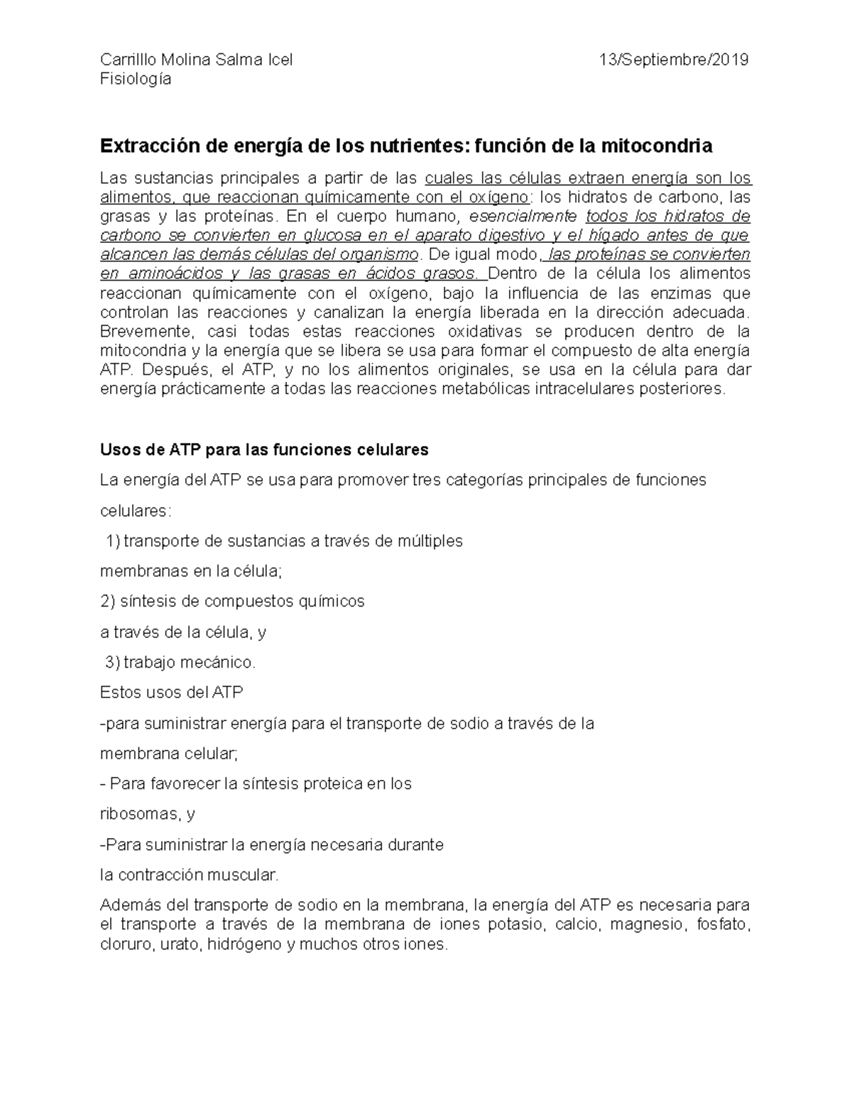 Formacion de ATP - 000000000000000 - Carrilllo Molina Salma Icel 13 ...