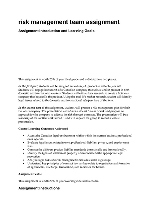 TEAM Assignment Downloadable PDF-4 - Grading Criteria LAWS 6034 – Team ...