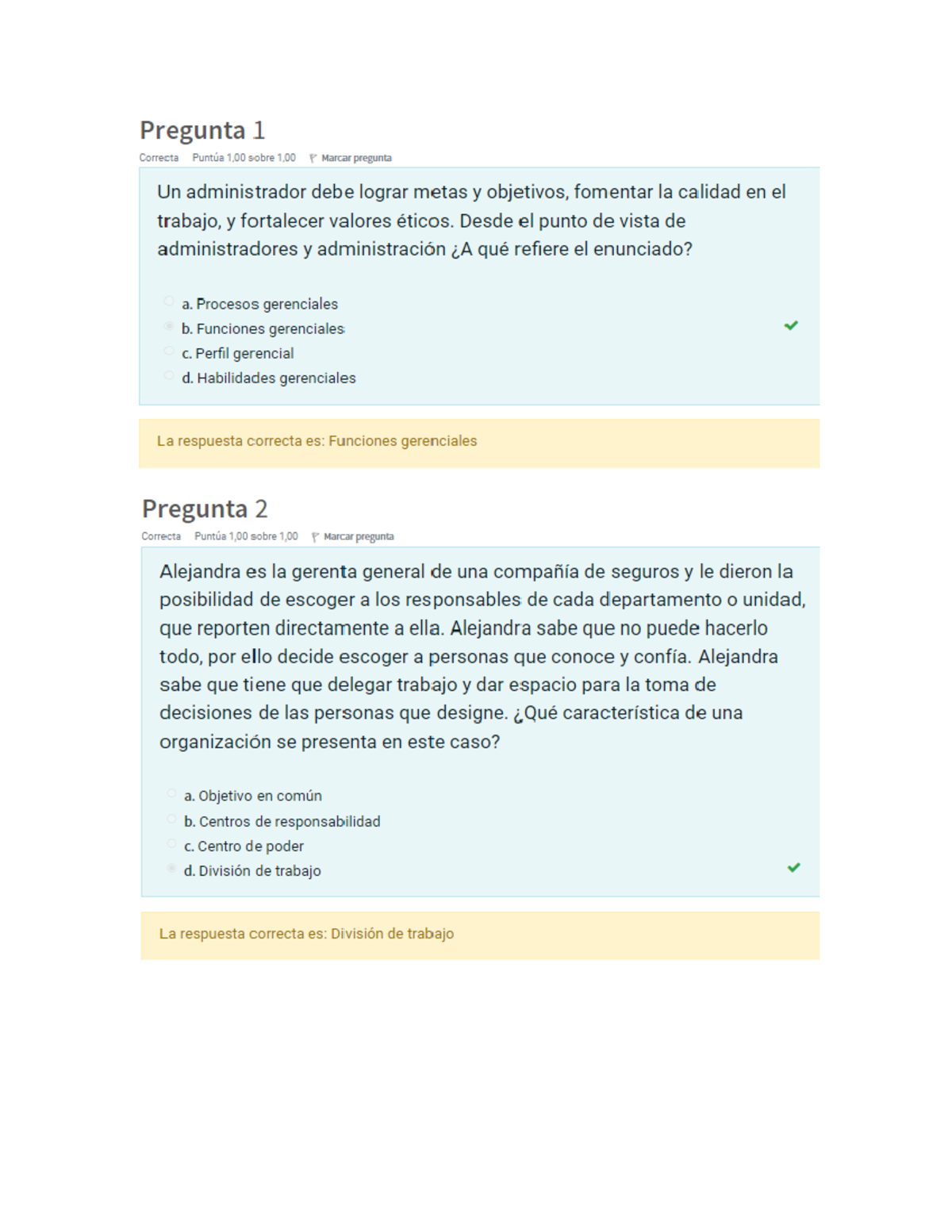 Prueba N°1 administracion - Studocu