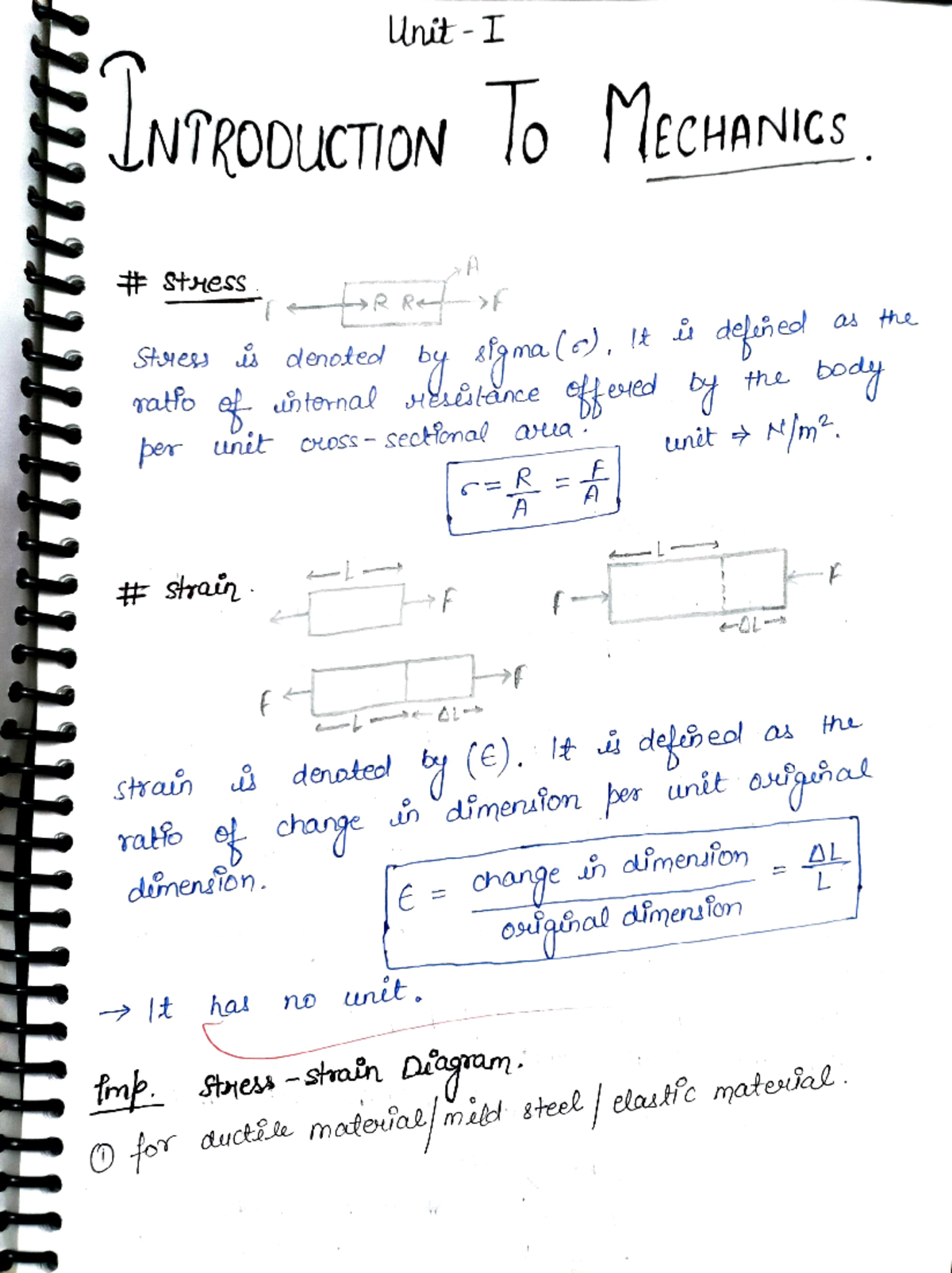 Unit-1 FMEM - B.tech - Studocu