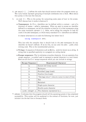 Sequence of character - Data of different types take a different ...