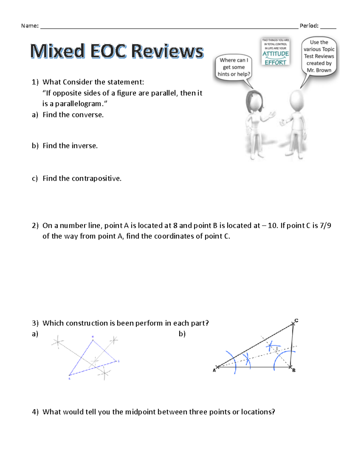 Week Mixed Geo EOC Topics 1-7 Part 2 - Name: - Studocu