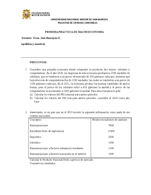 CASO Practico DE Presupuestos 2020 - CASOS APLICATIVOS TEMA PRESUPUESTOS DE CAJA CASO N° 01: La ...