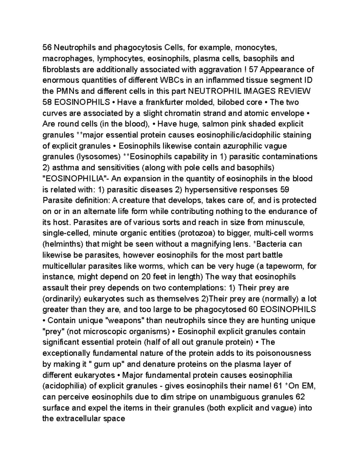 Hematology Lecture Notes - 56 Neutrophils and phagocytosis Cells, for ... Hematology Lecture Notes - 56 Neutrophils and phagocytosis Cells, for ...