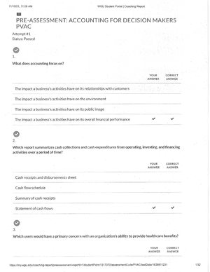 Cheat Sheet - c213 - C213 – Accounting for Decision Makers “Cheat Sheet ...