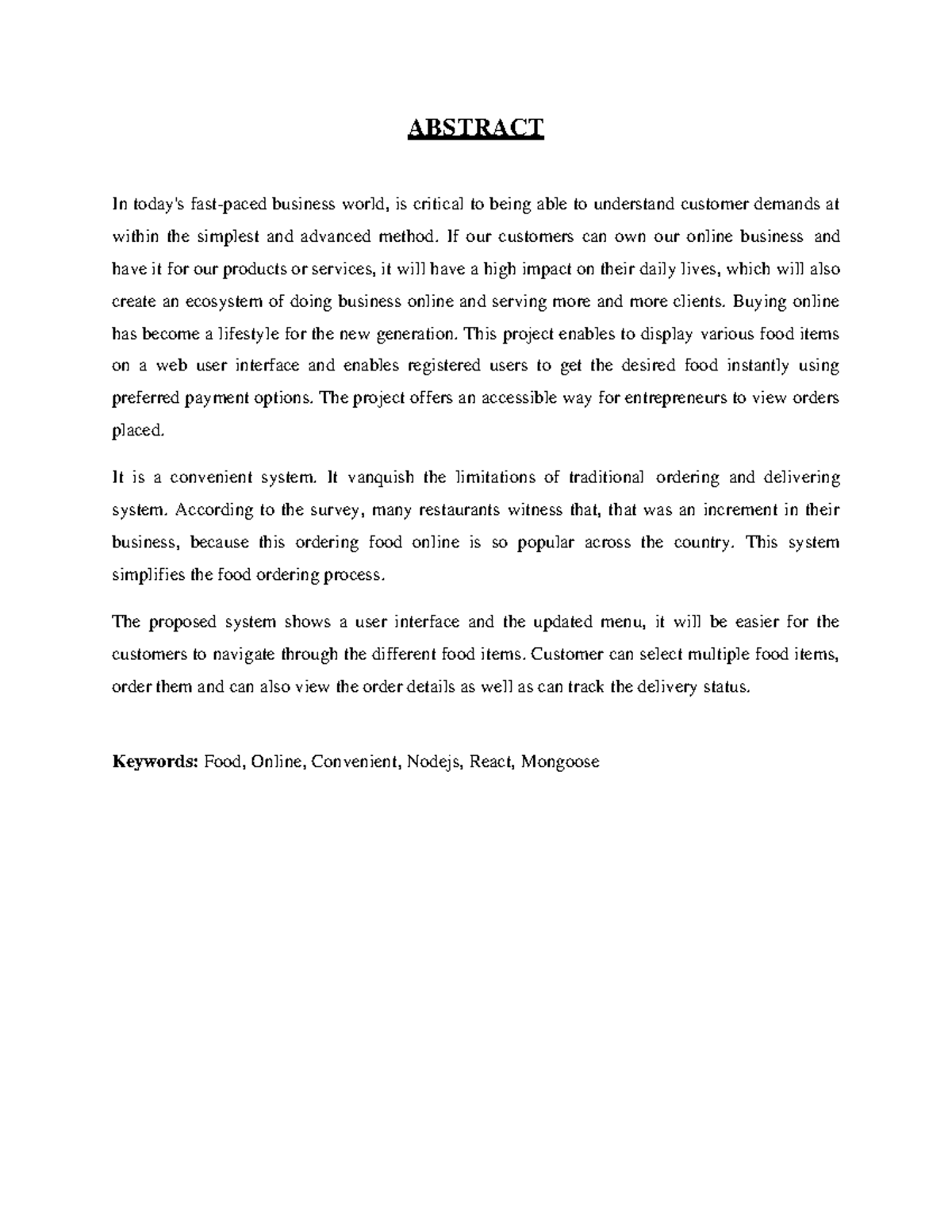 Harshit Singh SIP Report - ABSTRACT In today's fast-paced business ...