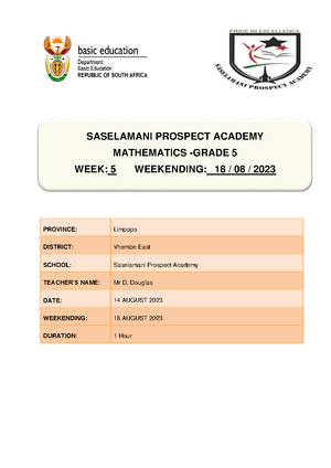 Gr9 English lockdown booklet nr2 - GRADE 9 ENGLISH HOME LANGUAGE ...