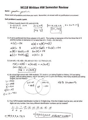 Lesson 4.4 practice - MATH-M 118 - Studocu