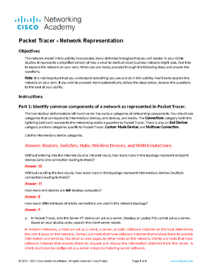 2.9.2 Packet Tracer - Basic Switch and End Device Configuration ...